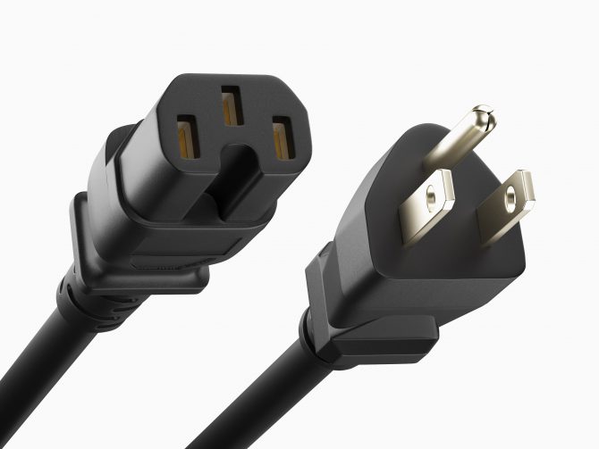 5/15P to C15 Power Cord, 15amp, 14awg - UNC Group