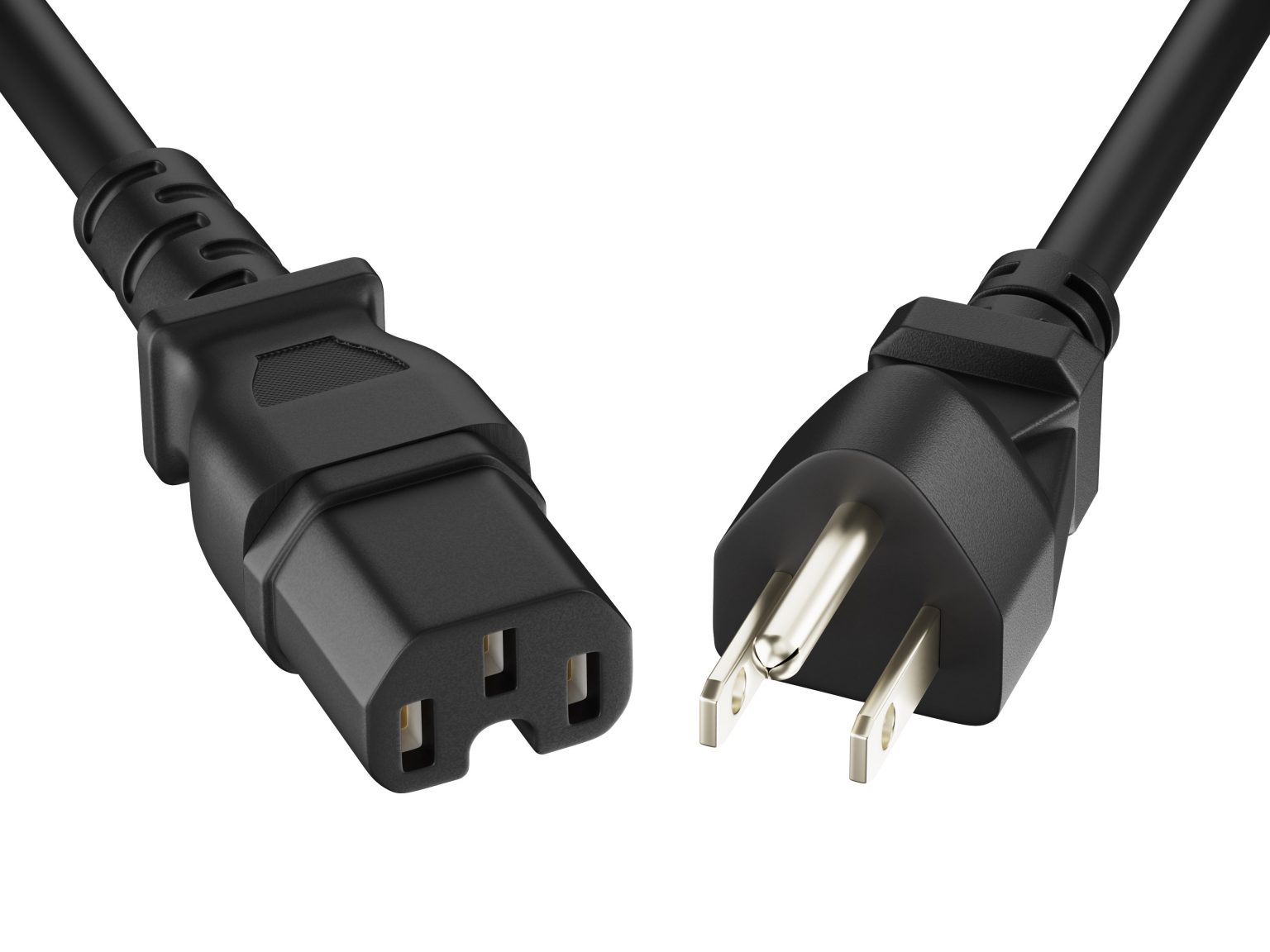 5/15P to C15 Power Cord, 15amp, 14awg - UNC Group