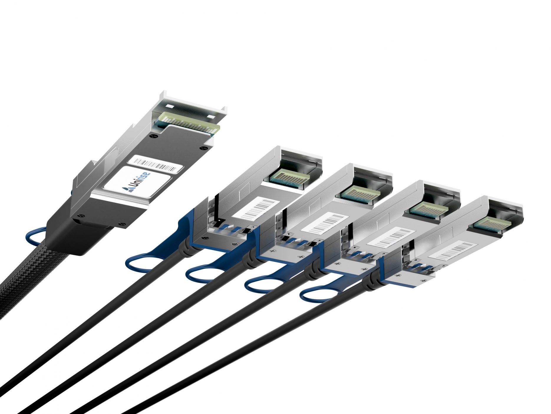 100G QSFP28 to 4 x SFP28 Passive Breakout Copper Cable - UNC Group